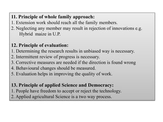 B Sc Agri II Agricultural Extansion Unit 1 Introduction To Agricultural ...