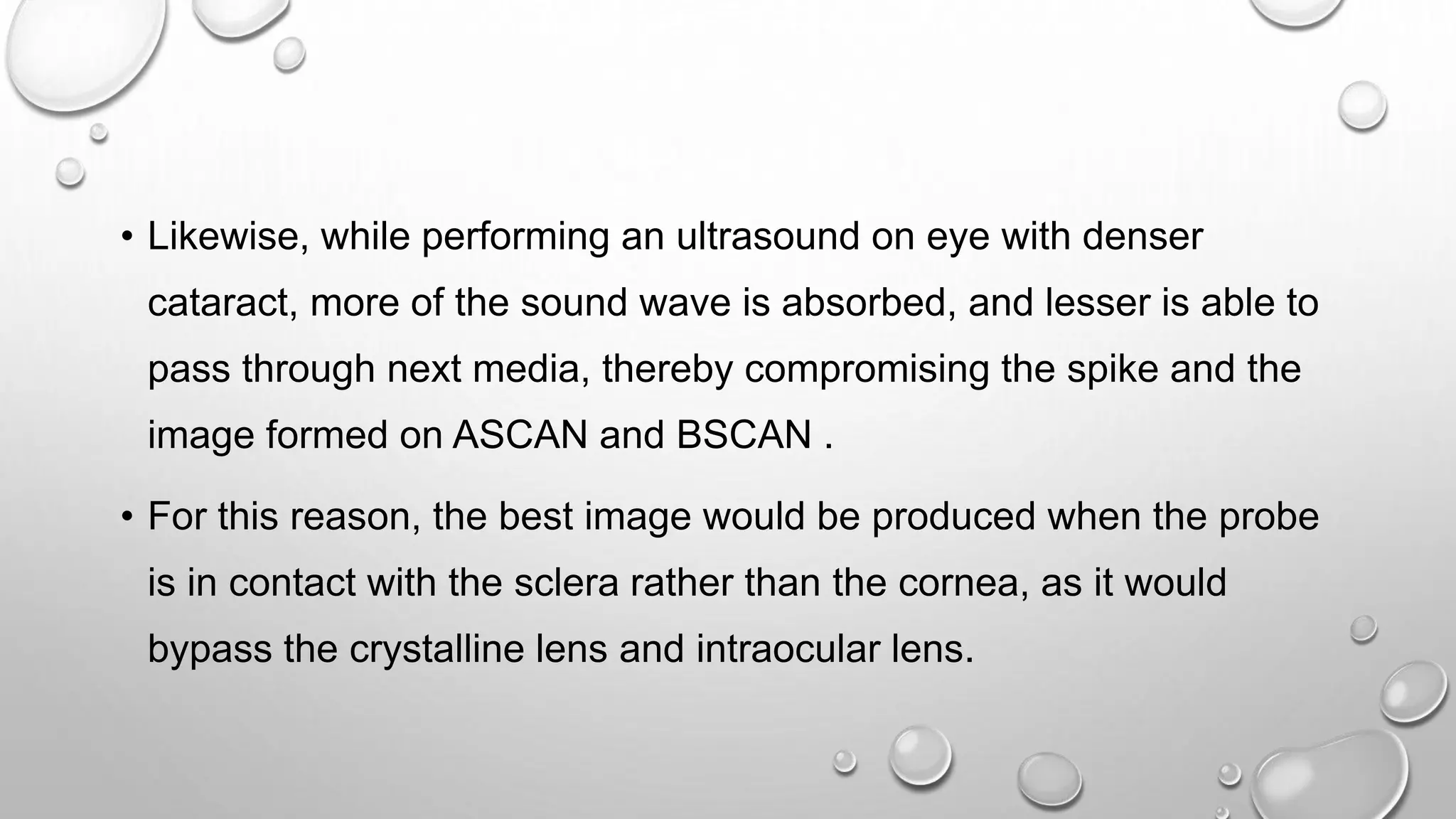 Ultrasound of eye - B scan | PPTX