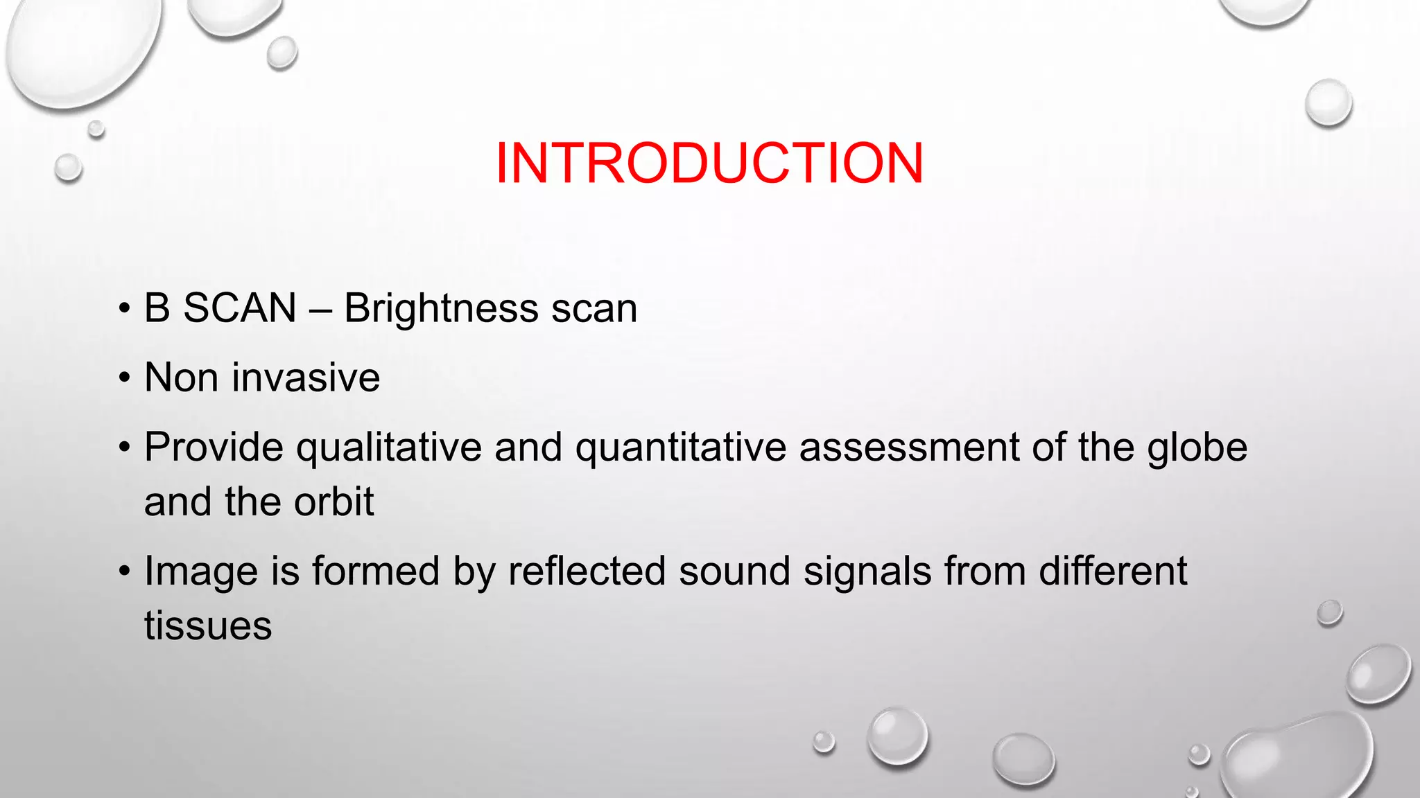 Ultrasound of eye - B scan | PPTX | Digital Audio | Computer Software and Applications