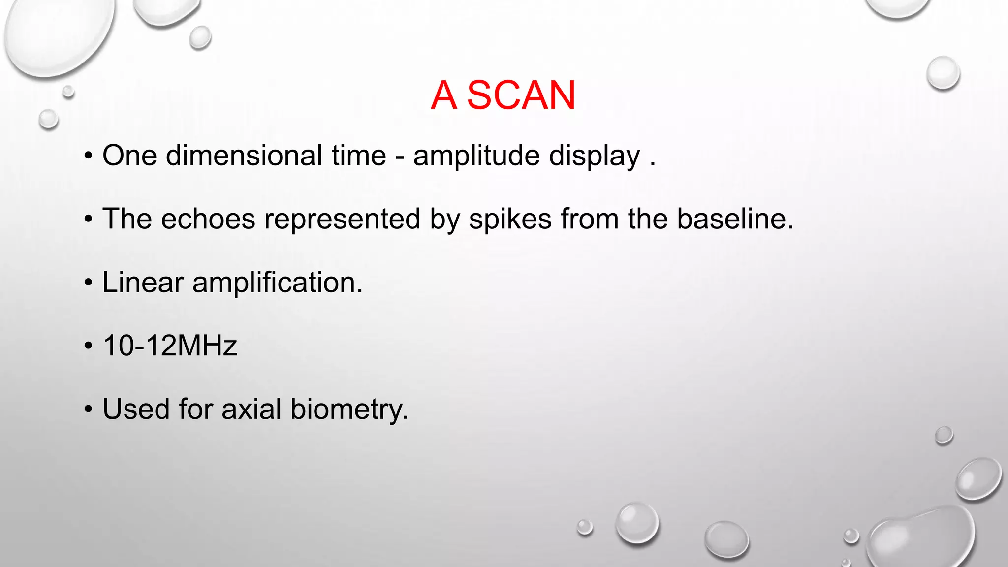Ultrasound of eye - B scan | PPTX