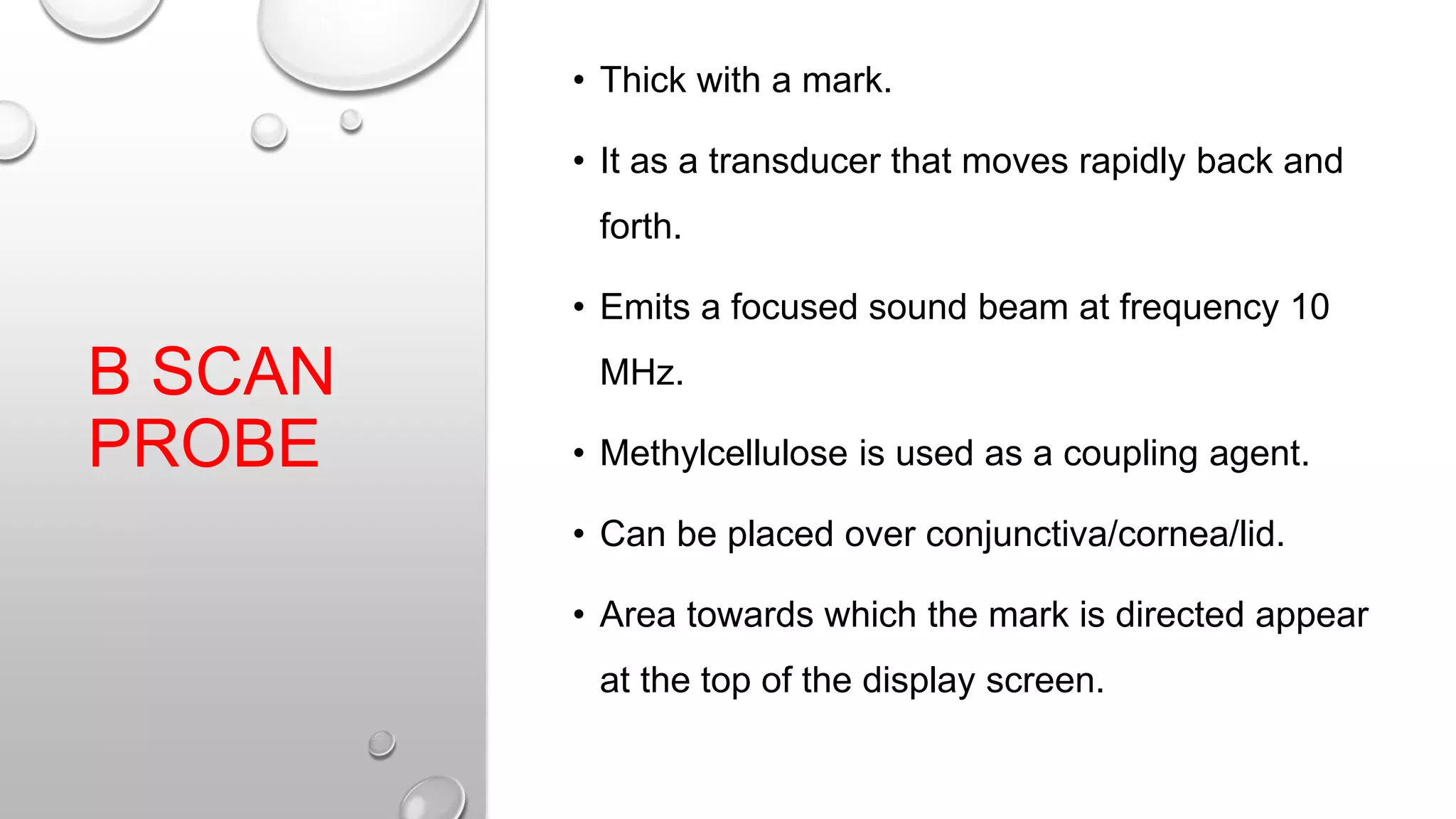 Ultrasound of eye - B scan | PPTX