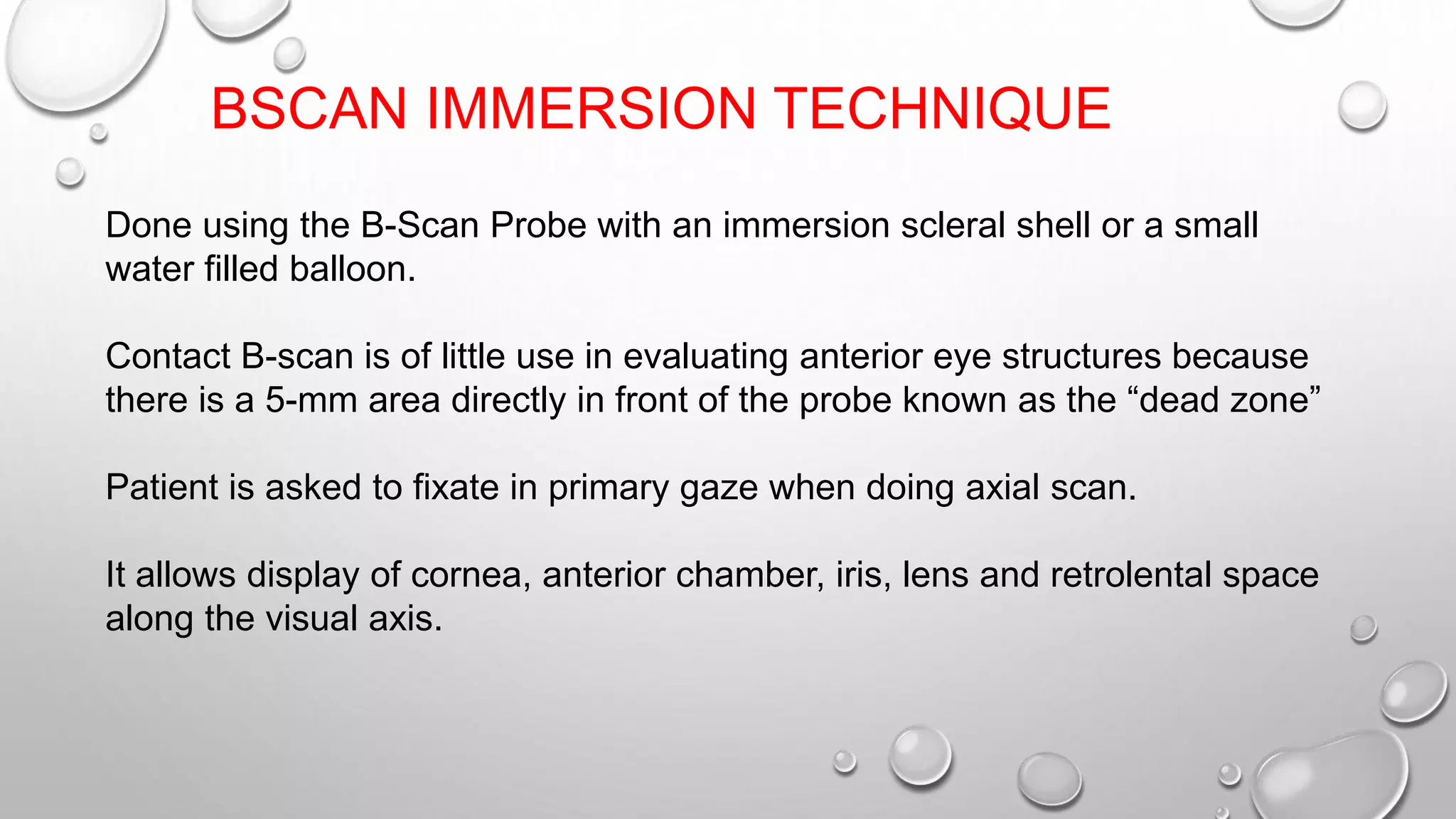 Ultrasound of eye - B scan | PPTX