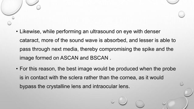 Ultrasound of eye - B scan | PPTX | Digital Audio | Computer Software and Applications