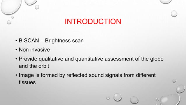 Ultrasound of eye - B scan | PPTX | Digital Audio | Computer Software ...
