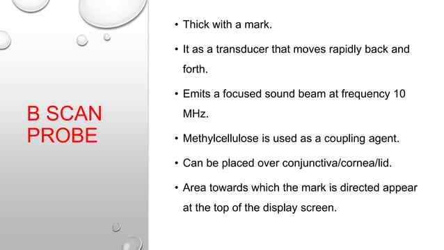 Ultrasound of eye - B scan | PPTX | Digital Audio | Computer Software ...