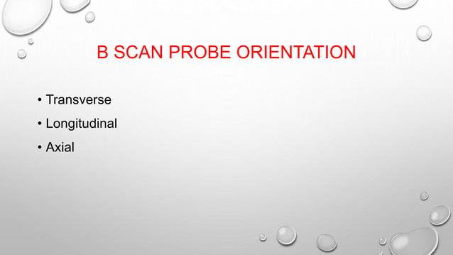 Ultrasound of eye - B scan | PPTX | Digital Audio | Computer Software ...