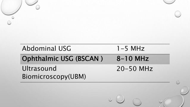 Ultrasound of eye - B scan | PPTX | Digital Audio | Computer Software ...