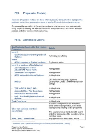 BSc Applied Computing | PDF | Undergraduate Education | College Education