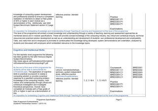 BSc Applied Computing | PDF | Undergraduate Education | College Education