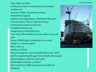 one angel square Manchester | PDF