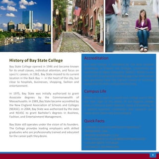 Bay state College brochure 2014 2015 | PPTX