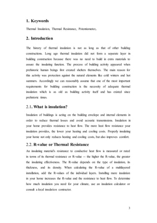 thermal insulation of building | DOCX