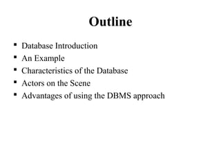 Bsc cs ii-dbms- u-i-database systems | PPT