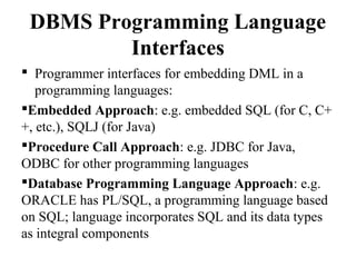 Bsc cs ii-dbms- u-ii-database system concepts and architecture | PPT