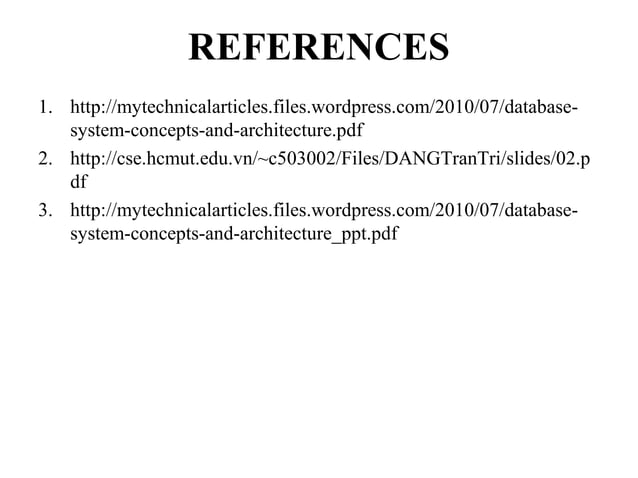 Bsc cs ii-dbms- u-ii-database system concepts and architecture | PPT