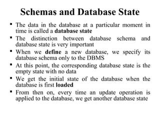 Bsc cs ii-dbms- u-ii-database system concepts and architecture | PPT