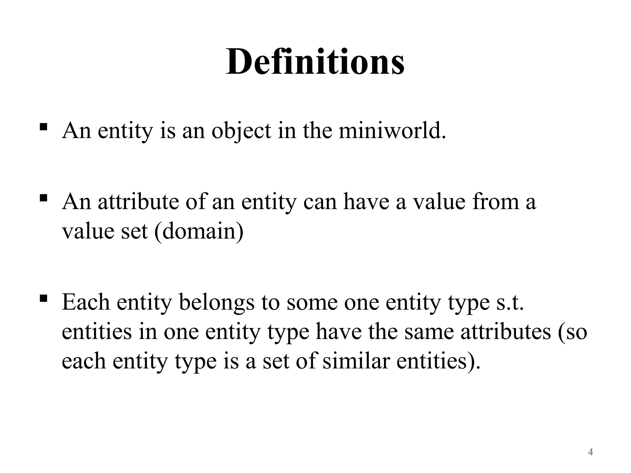 Bsc Cs Ii Dbms U Iii Data Modeling Using Er Model Entity Relationship Model Ppt 