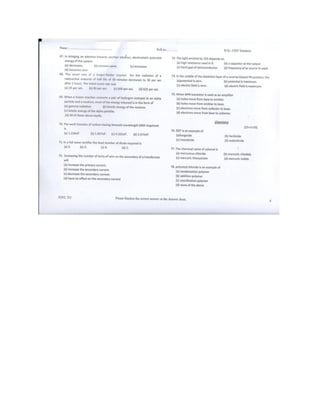 B sc csit-entrance-exam-model-question | PDF