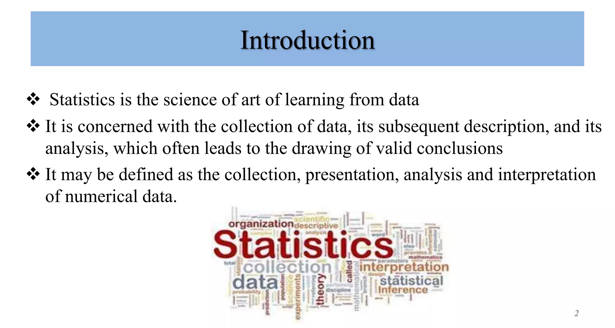 Introduction of Statistics | PPT