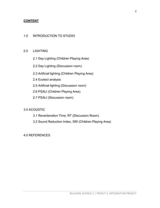 BUILDING SCIENCE INTEGRATION PROJECT | PDF