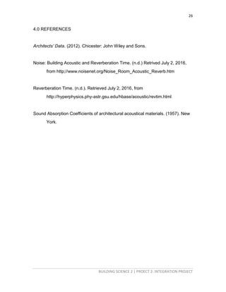 BUILDING SCIENCE INTEGRATION PROJECT | PDF