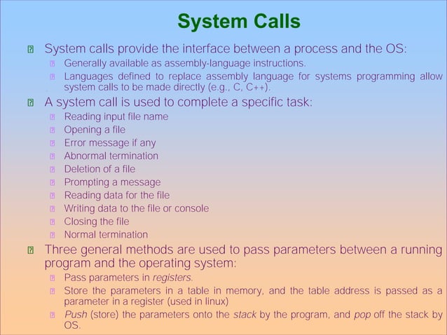 operating system structure | PPT