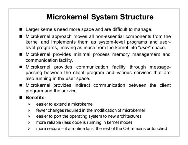 operating system structure