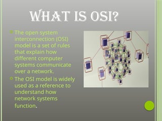 computer science OSI and seven models or layers | PPTX