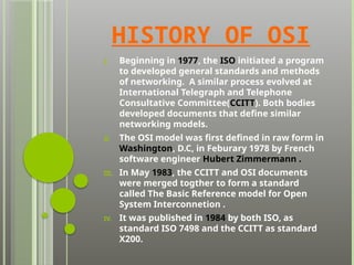 computer science OSI and seven models or layers | PPTX