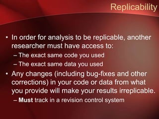 Scientific Software Development | PPTX