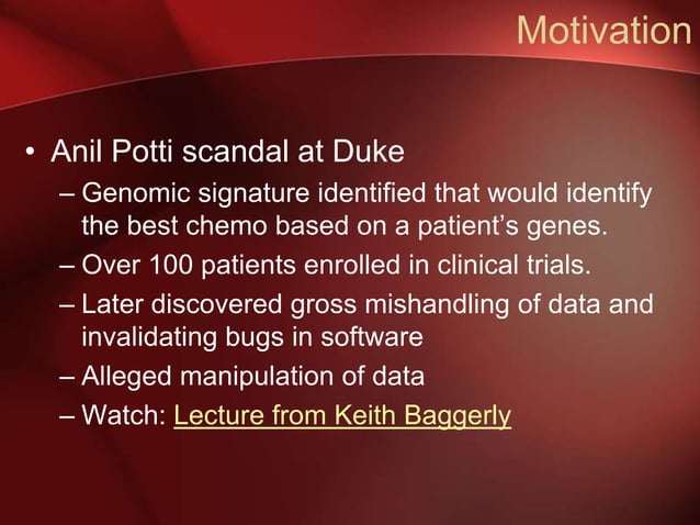 Scientific Software Development | PPTX