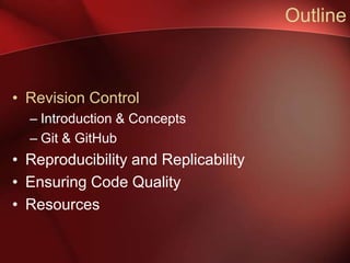 Scientific Software Development | PPTX