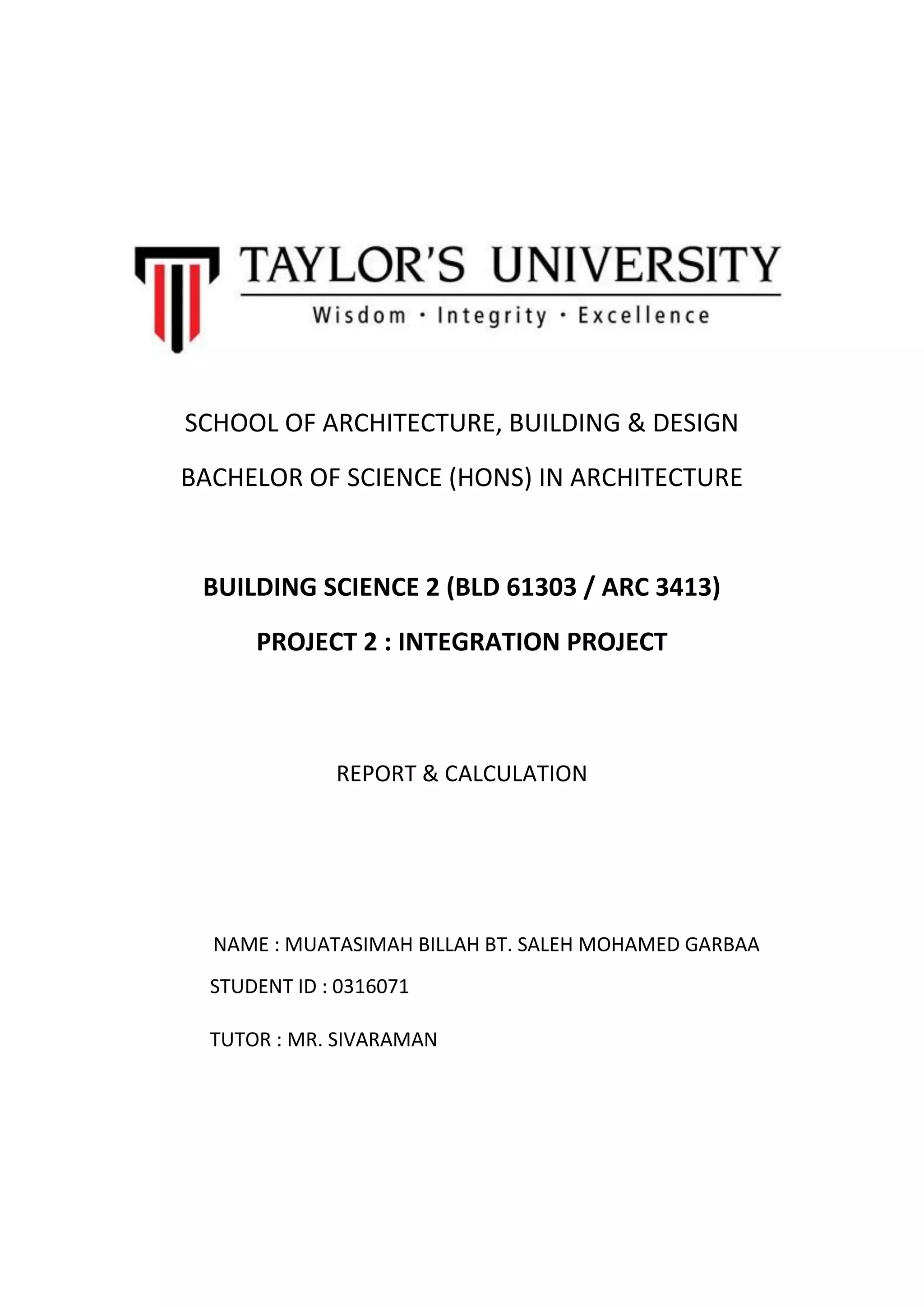 Building science 2 project 2 light integration | PDF