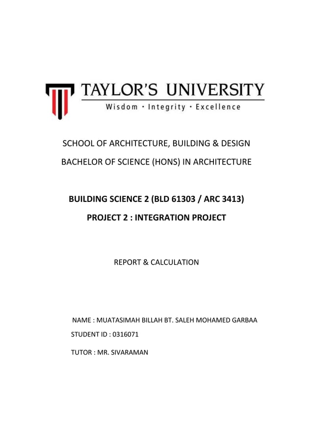 Building science 2 project 2 light integration | PDF