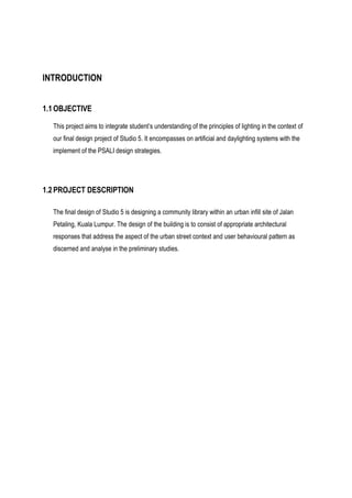 Building science 2 project 2 light integration | PDF