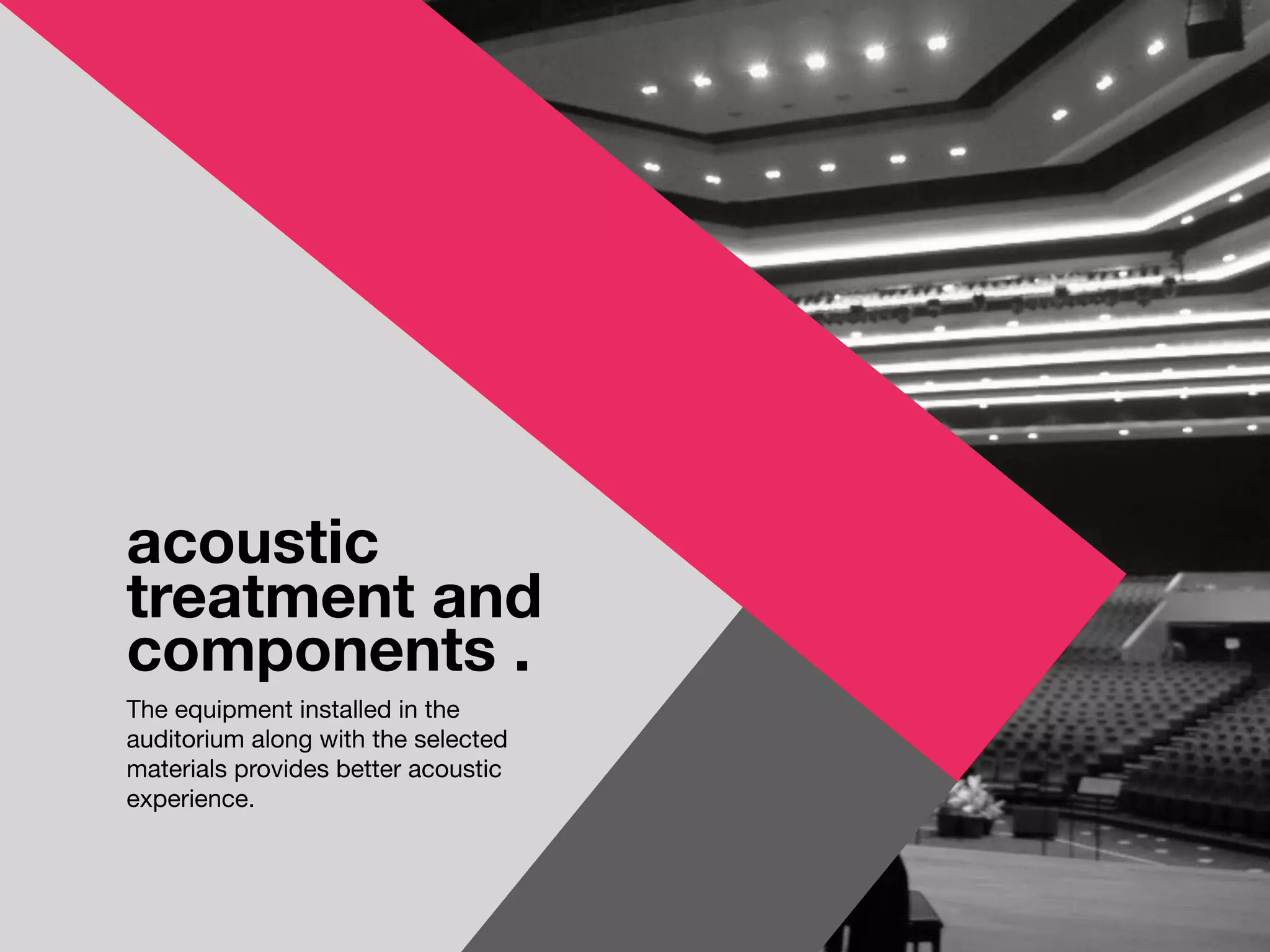 Auditorium: A Case Study on Acoustic Design Presentation | PDF