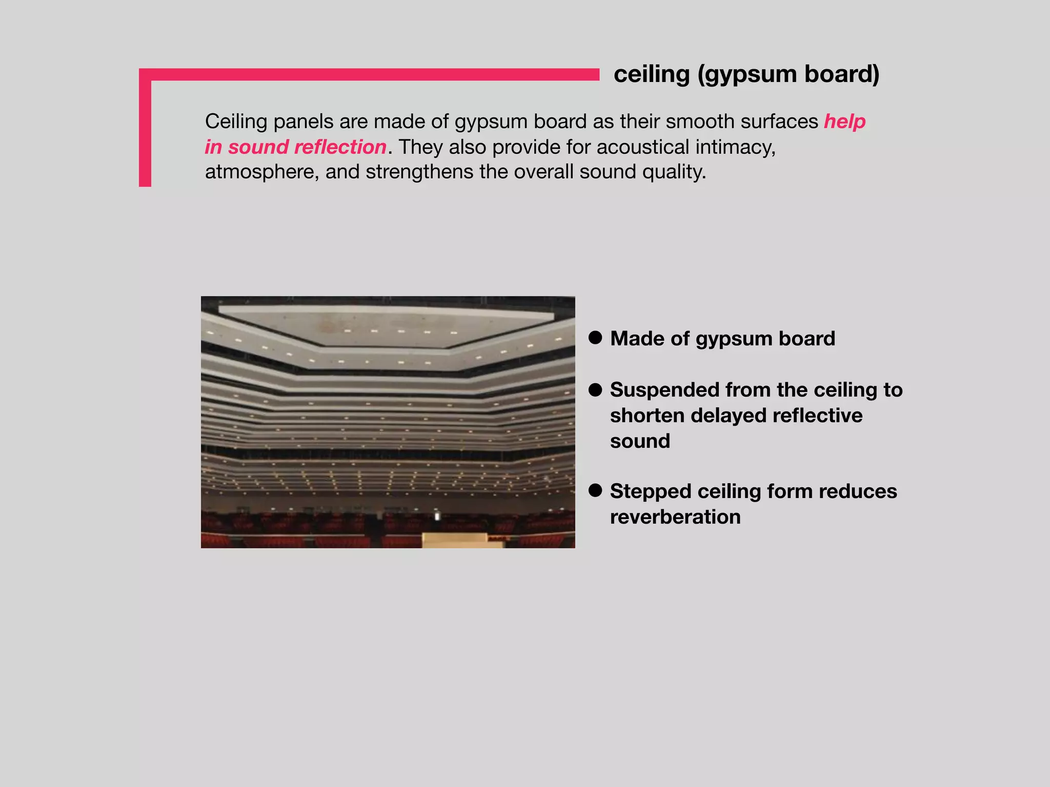 Auditorium: A Case Study on Acoustic Design Presentation | PDF