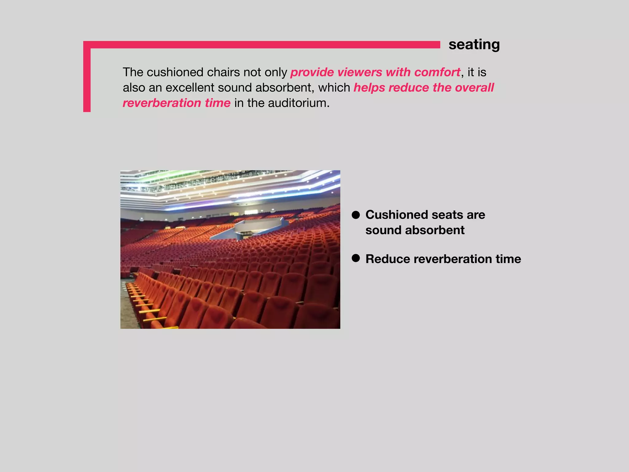 Auditorium: A Case Study on Acoustic Design Presentation | PDF