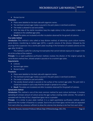 Microbiology Lab Manual