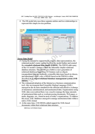 Bsc it syit sem 3 dbms unit 1 notes for download | PDF