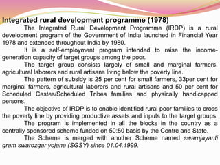 Post Independence Extension and Rural Development Programme | PPT