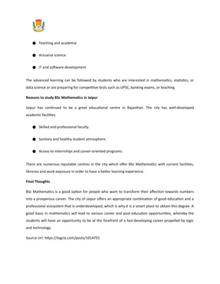 BSc Mathematics Course Overview and Top Places to Study in Jaipur.docx
