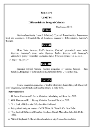 BSC Mathematics Sem I and II syllabus.pptx
