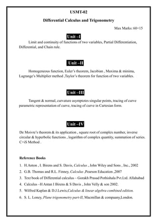 BSC Mathematics Sem I and II syllabus.pptx