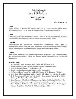 BSC Mathematics Sem III & IV syllabus.pptx