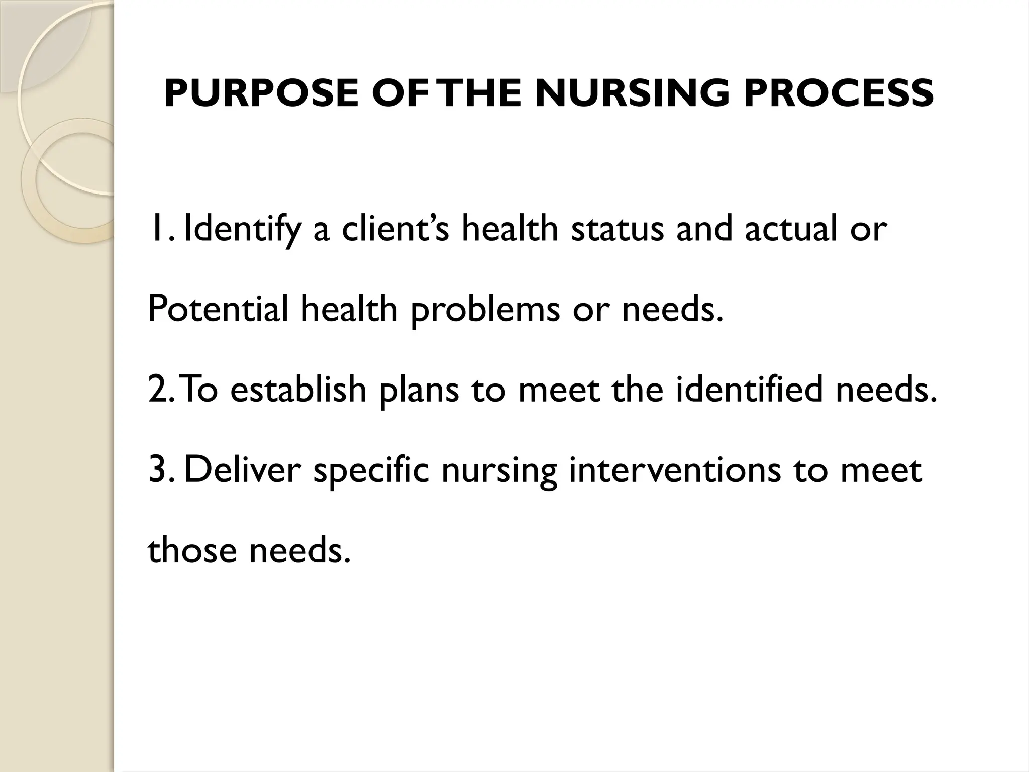 steps in the nursing process and nursing activity | PPT