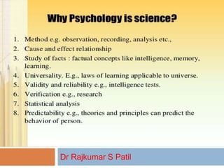 History, scope and methods of psychology | PPT