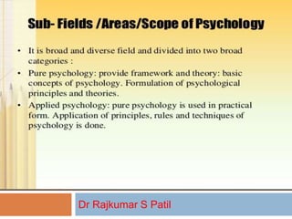 History, scope and methods of psychology | PPT
