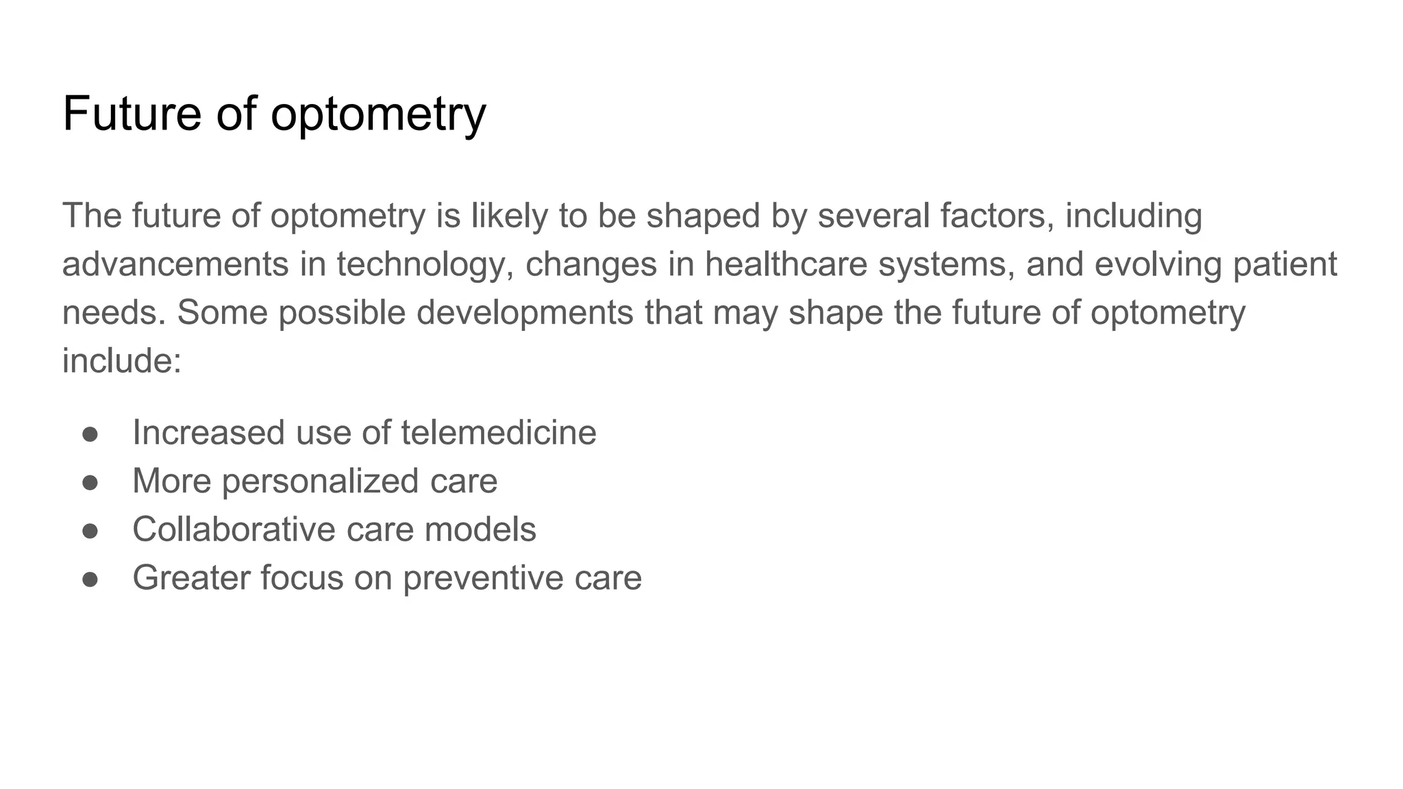 BSc of Optometry | PPTX