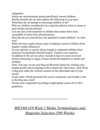 Bscom 410 Education Organization -- snaptutorial.com